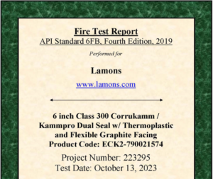 Lamons Industry Certifications